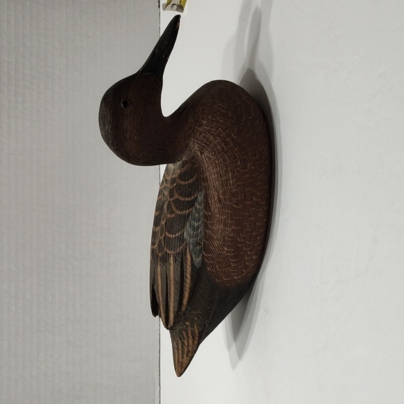 Other | Hand Carved Wooden Duck Decoy Signed Stan Bennett 1981 Rare ...